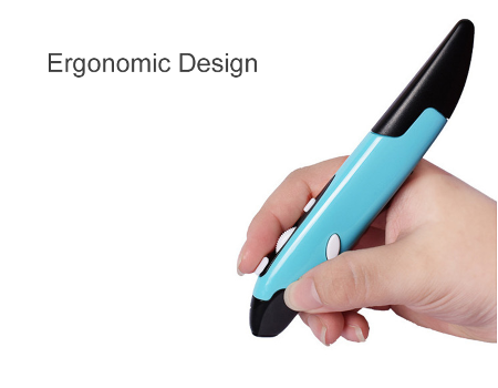 2.4G Wireless Mouse Vertical USB Optical Presenter Pen-Shaped RF Mice ...