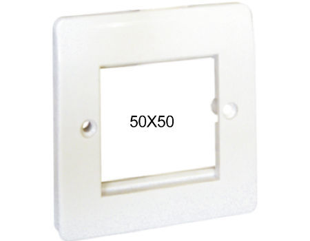 China 86x86 Faceplate for keystone connector dual ports 50x50, NEPCI ...