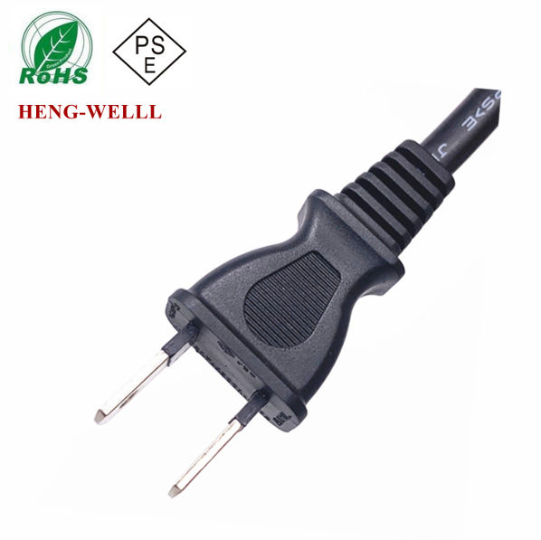 China Heng-well Pse Jet Standard 2 Pin Plug For Home Appliance 2 Prong ...