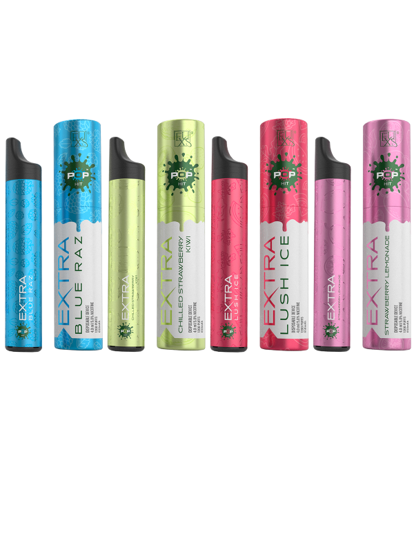 China E-Cigarette Stick Fruit Flavor 1200 Puffs Pop Extra Vaper Vape ...