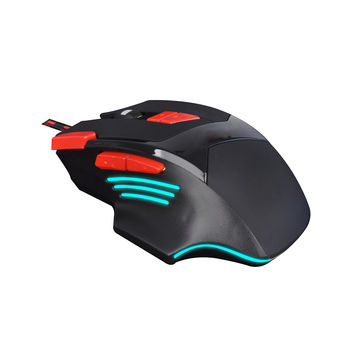 China Angular gaming mouse with up-to 3200dpi , 8 buttons with driver ...