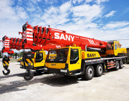 China 40 Ton Truck Crane, 4000kg Mobile Truck Crane STC400T with 59.5m ...