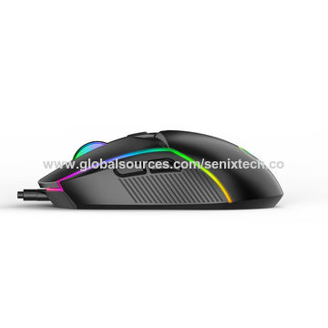 China RGB light gaming mice, With software can be programmable. Special ...