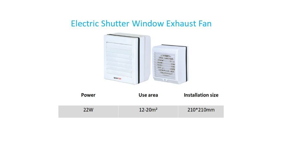 China Electric Shutter Window Exhaust Fan on Global Sources,Window ...