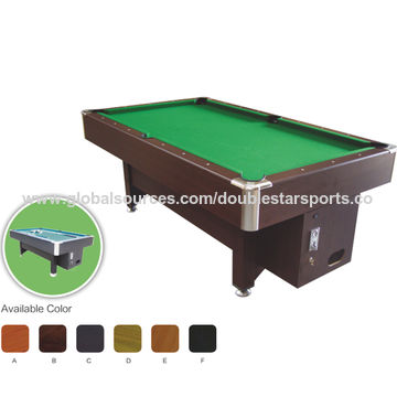 China Hotel Pub Billiards table 8FT Coin Operated Pool Table with Slate ...