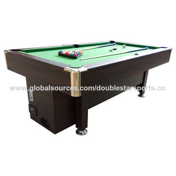 China Hotel Pub Billiards table 8FT Coin Operated Pool Table with Slate ...