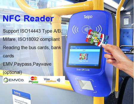 China TPS530 5" Android Public Transport ETM Fare Collection Bus ...