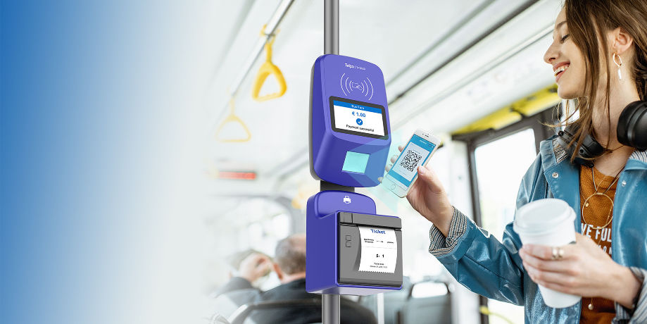 China TPS530 5" Android Public Transport ETM Fare Collection Bus ...