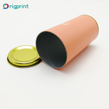 China Customized printing coffee paper packaging jar tube, Paper ...