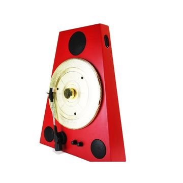 China Retro White Vinyl Vertical Turntable Player Wall Mount LP Music ...