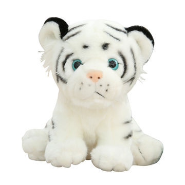 China Plush Siberian Tiger Doll Children Holiday Gift Love White Tiger ...