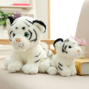 China Plush Siberian Tiger Doll Children Holiday Gift Love White Tiger ...