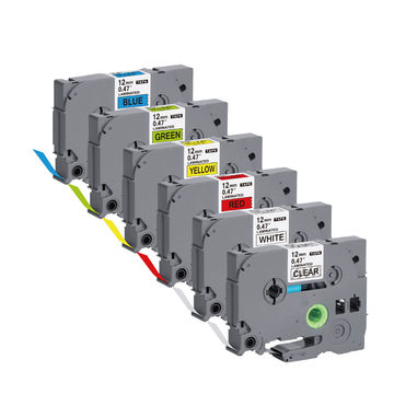 China 12mm 0.47 Inch Laminated White Tape,Tze-FX231 Strong Adhesive ...