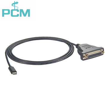 China USB 2 Port Serial DB9 RS232 and DB25 Parallel Printer Adapters ...