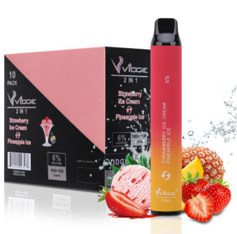China Best Dual Flavors Disposable Vape Switch in Bottom Vidge 2 in 1 ...