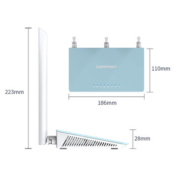 China COMFAST 10/100M Wireless Router AC1200M 802.11AC Wifi Router with ...
