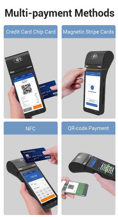 China Telpo EMV PCI BIS Mobile Cashless Payment System POS with bio ...