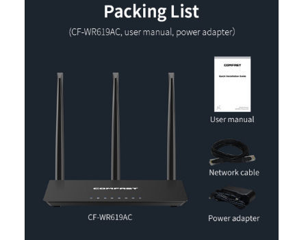 China COMFAST CF-WR619AC High Range 2.4 G/5.0 GHz 1200 Mbps Strong ...