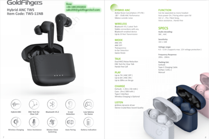 China Hybrid Active Noise Cancelling ANC TWS Earbuds Bluetooth V5.2 in ...