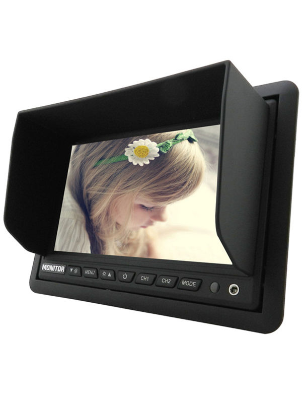 China 7" inch tft lcd car rearview mirror monitor, universal touch ...