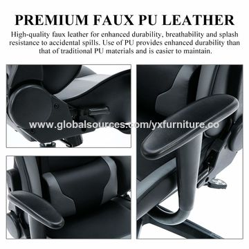 China Hot Sale Leather Executive Racing Style Bucket Seat Ergonomic ...