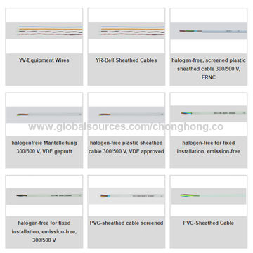China Halogen-free,Screened Plastic Sheathed Cable 300/500V,FRNC,Bare ...
