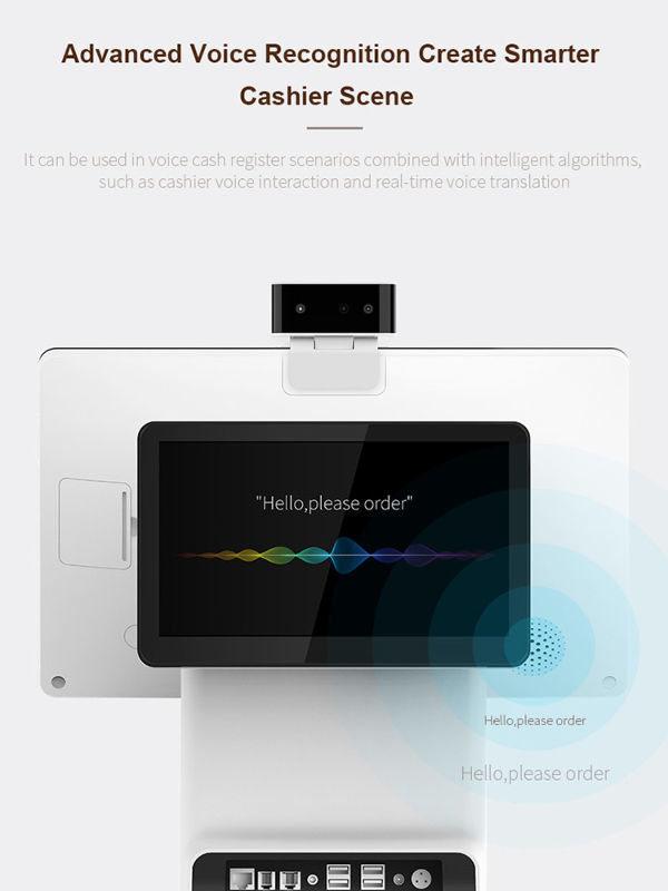 Telpo C1 thermal printer touch screen pos system cashier machine for ...