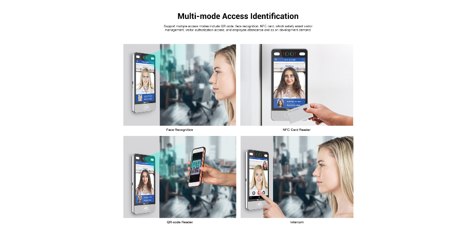 China Telpo F8 facial recognition access control with QR code scanner ...