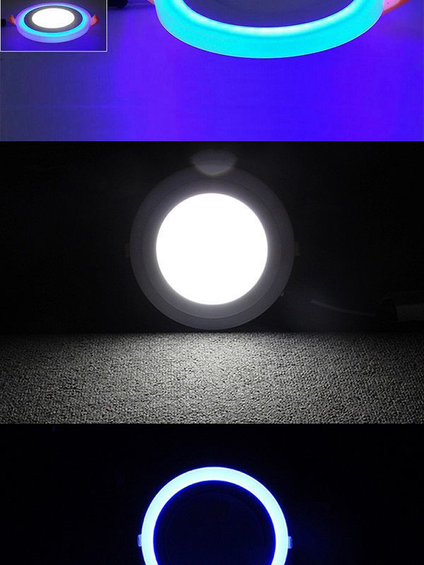 China Round led panel light Double color Ceiling panel ultra slim ...