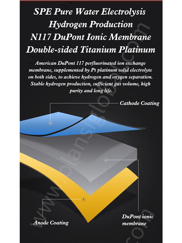 High Purity H2 N117 Hydrogen Generator Ionic Membrane Portable Hydrogen ...