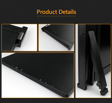 China 13.3 inch tri screen laptop monitor for laptop dual or three ...
