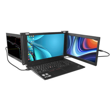 China 13.3 inch tri screen laptop monitor for laptop dual or three ...