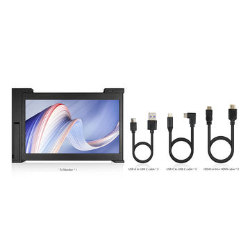 China 13.3 inch tri screen laptop monitor for laptop dual or three ...