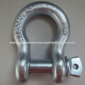 China Screw pin anchor shackle, G209, drop forged, US/bow type, meets ...