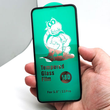 China 18D tempered glass full glue screen protector for iphone XS 11 12 ...