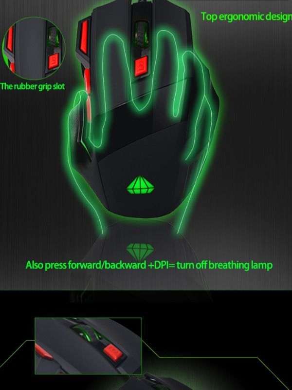 China Drivers usb 6d gaming 5v 100ma optical mouse for pc laptop rgb ...