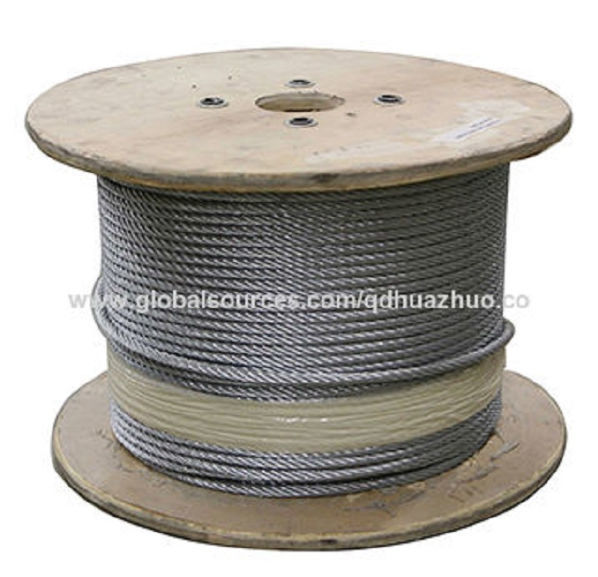 China 6X19+FC galvanized steel wire rope, 1770MPa, 1870MPa,1960MPa ...
