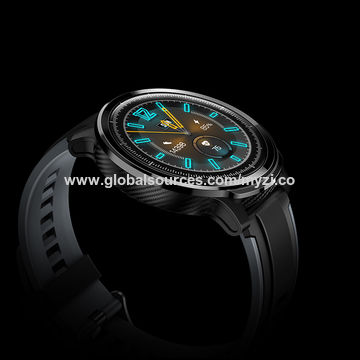 China SN80 3D UI BT5.0 1.3' smartwatch fiber carbon back case IP68 ...