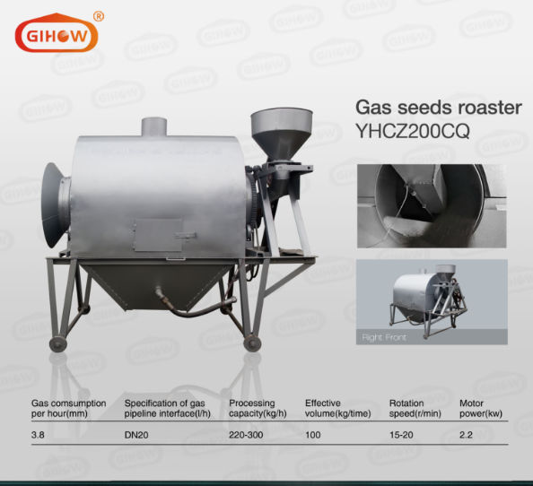 China YHCZ series ring gear roaster on Global Sources,seeds roaster machine