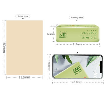 China Wholesale 100% Virgin Unbleached Bamboo Pulp Healthy Facial ...