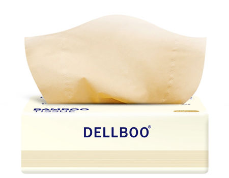 China Bamboo Pulp Soft Box Eco-friendly Biodegradable 3ply Facial ...