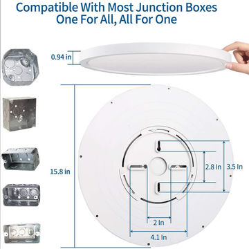 China Smart LED Ceiling Light Flush Mount Dimmable WiFi APP & Remote ...