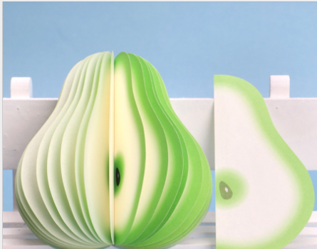 China Custom 3D apple Fruit Shaped Sticky Note,Memo Sticky Notepad on ...