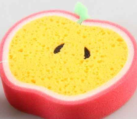 Colorful Unicorn-Shaped Kids Cartoon Bath Sponge with Lanyard, Children ...