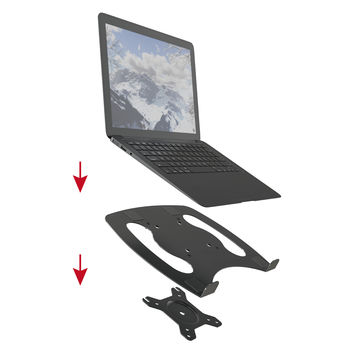 China V-mounts Solid Steel Laptop Stands with Standard VESA Mounting ...