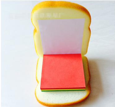 China Creative 3D sandwich food shape sticky notes memo pads on Global ...