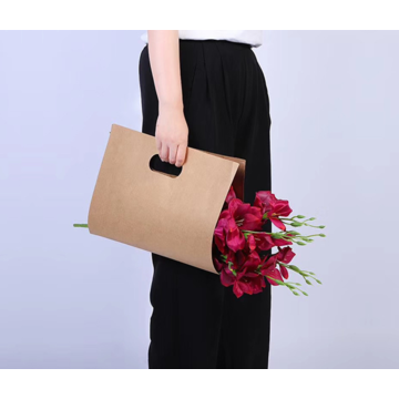 China High quality bouquet packaging carrier craft paper carrier rose ...