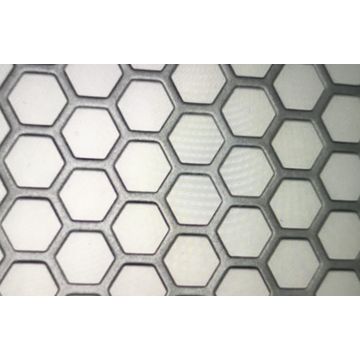China Hexagonal Stainless steel perforated sheet metal with high ...
