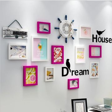 China Trophies Photo Frame Wall Multi-Size Photo Frame Combination Wall ...