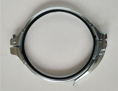300mm Quick Connect Pull Ring With Rubber, quick lock ring Duct clamps ...